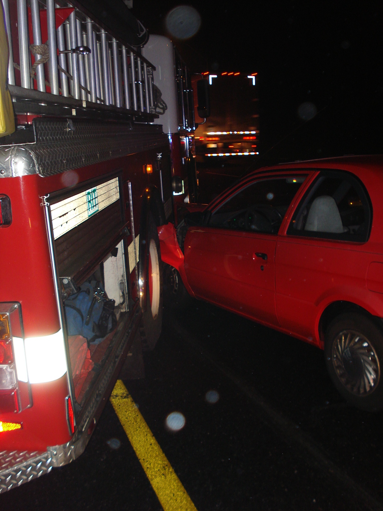 Baltimore County County Engine #2 Struck for 4th Time